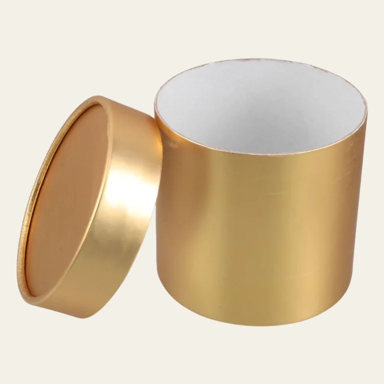 Golden Round Boxes Wholesale | Custom Golden Round Packaging