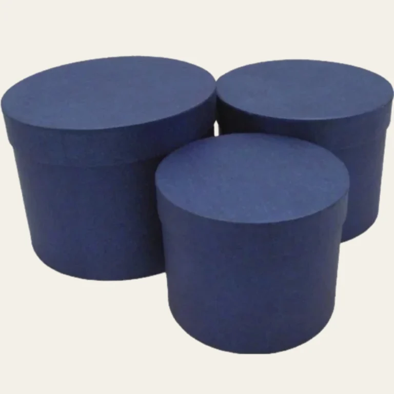 Buy Blue Round Boxes | Custom Blue Round Packaging Boxes