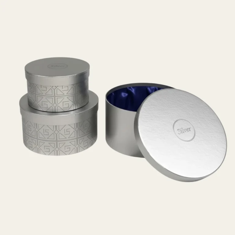 Buy Silver Round Boxes Wholesale - Custom Silver Round Packaging
