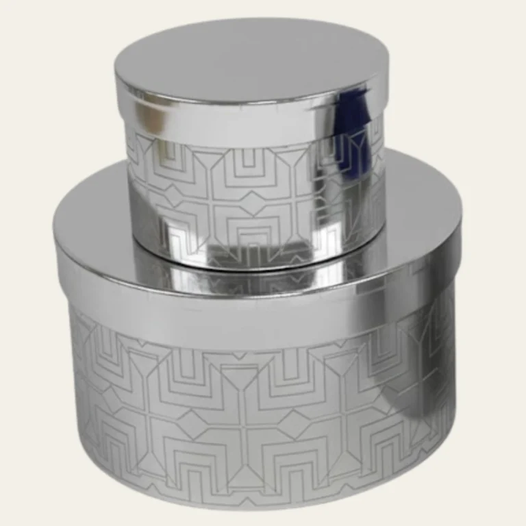 Buy Silver Round Boxes Wholesale - Custom Silver Round Packaging