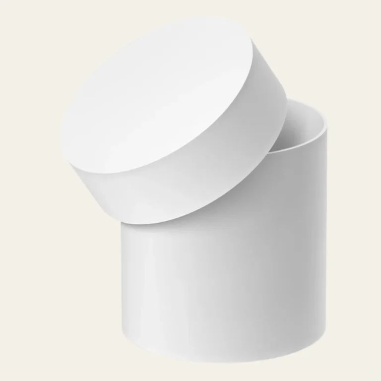 White Round Boxes Wholesale | Custom White Round Packaging
