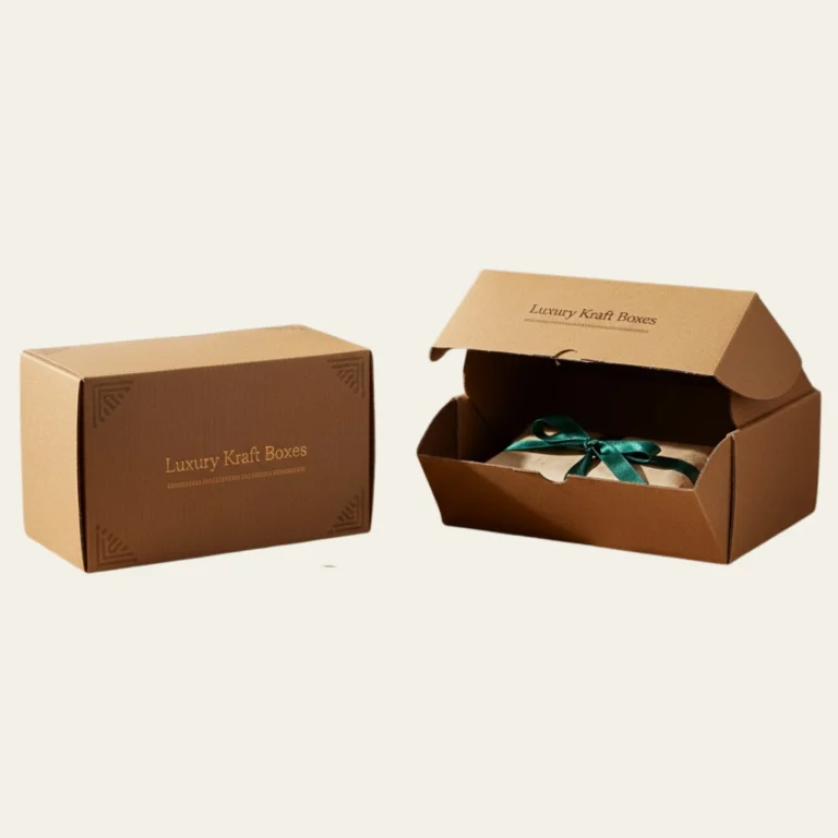 Premium Luxury Kraft Boxes | Custom Luxury Kraft Packaging for Branding
