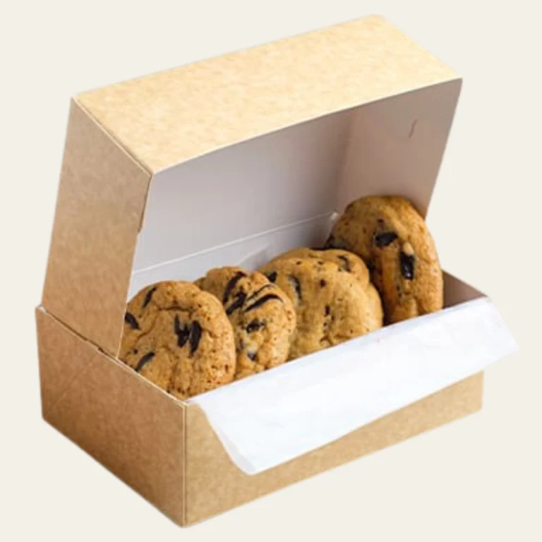 Kraft Cookie Boxes | Custom Kraft Cookie Packaging for Bakery & Retail