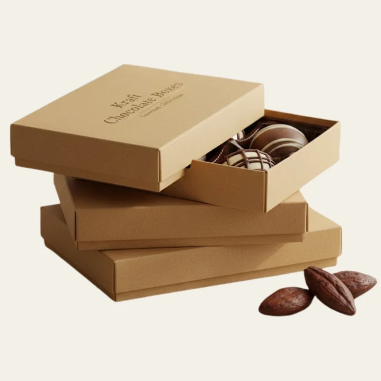 Buy Kraft Chocolate Boxes | Custom Kraft Chocolate Packaging
