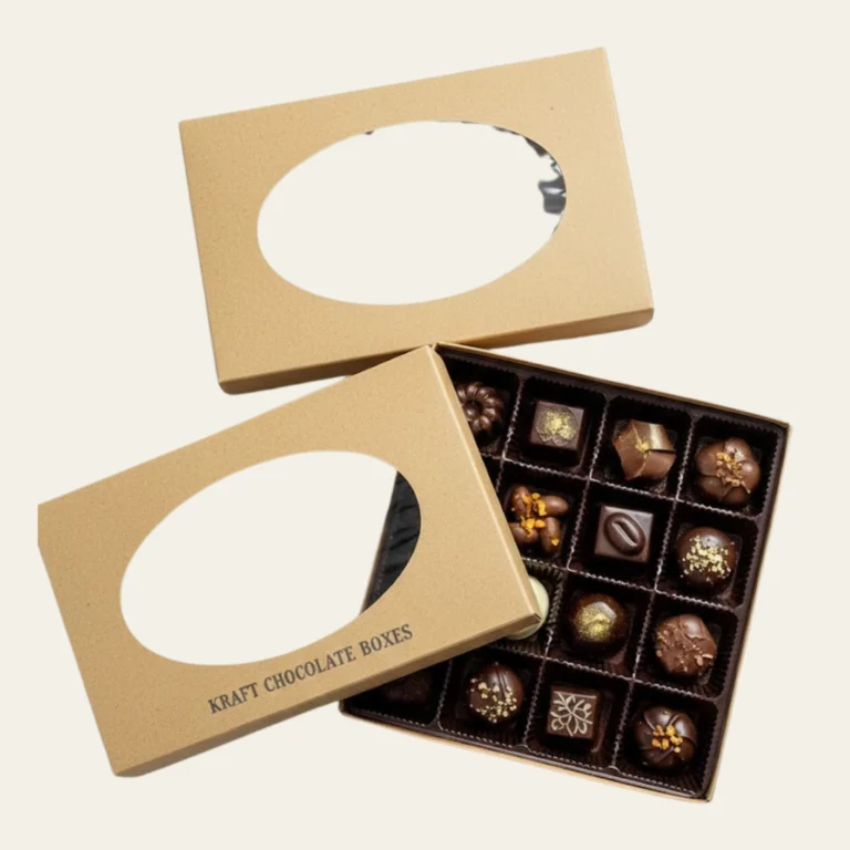 Buy Kraft Chocolate Boxes | Custom Kraft Chocolate Packaging