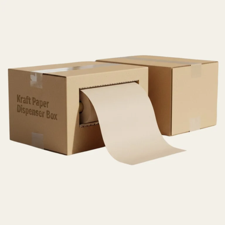 Buy Kraft Paper Dispenser Boxes | Custom Kraft Paper Dispenser Packaging