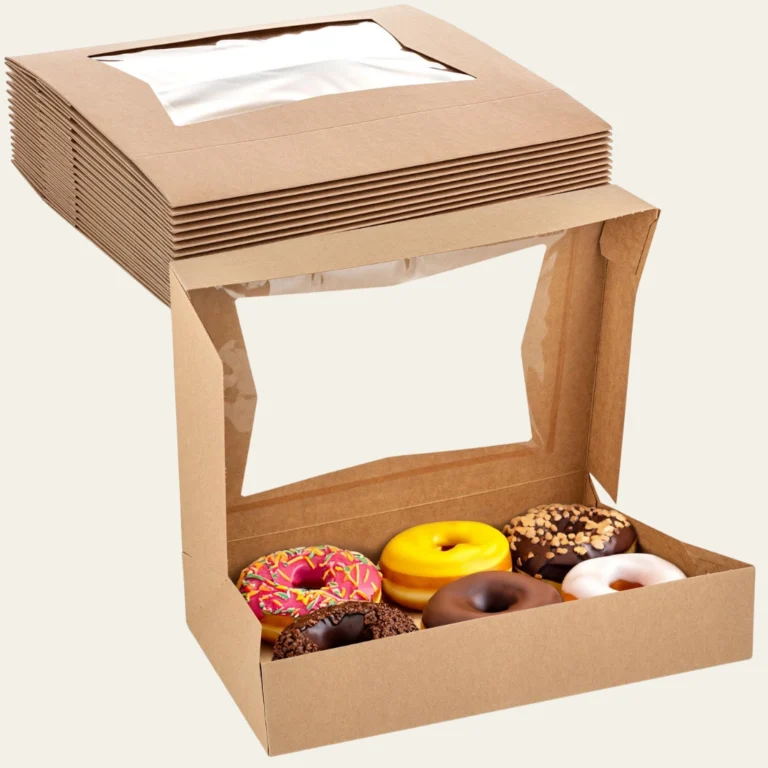 Buy Kraft Donut Boxes | Custom Kraft Donut Packaging Boxes