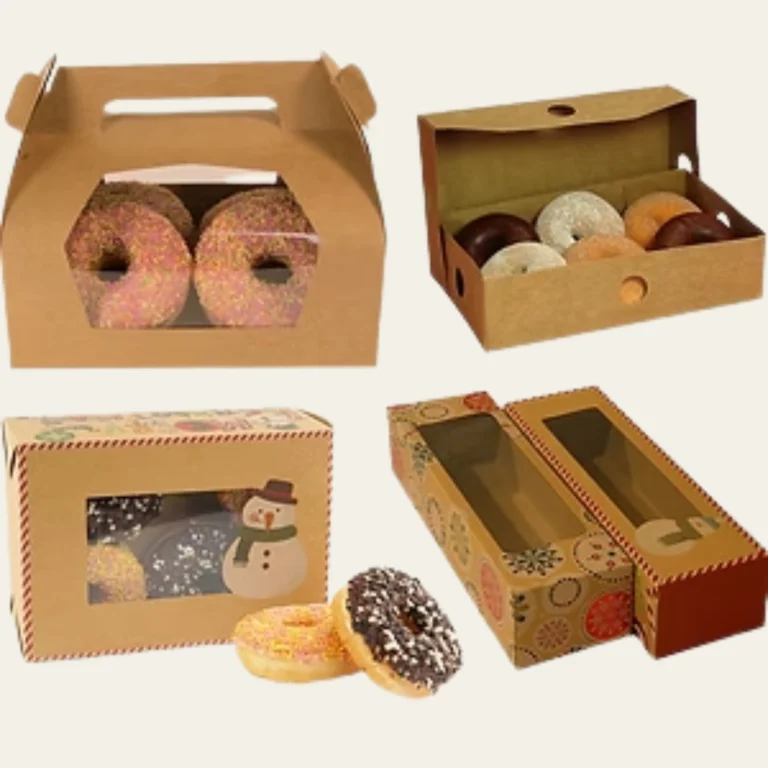 Buy Kraft Donut Boxes | Custom Kraft Donut Packaging Boxes