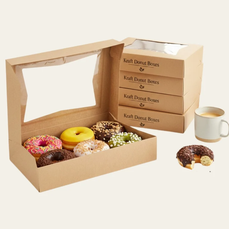 Buy Kraft Donut Boxes | Custom Kraft Donut Packaging Boxes