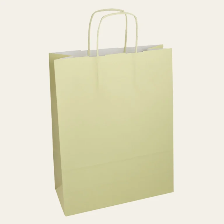 Buy Beige Paper Bags | Custom Beige Paper Packaging Bags