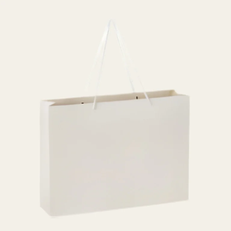 Buy Beige Paper Bags | Custom Beige Paper Packaging Bags