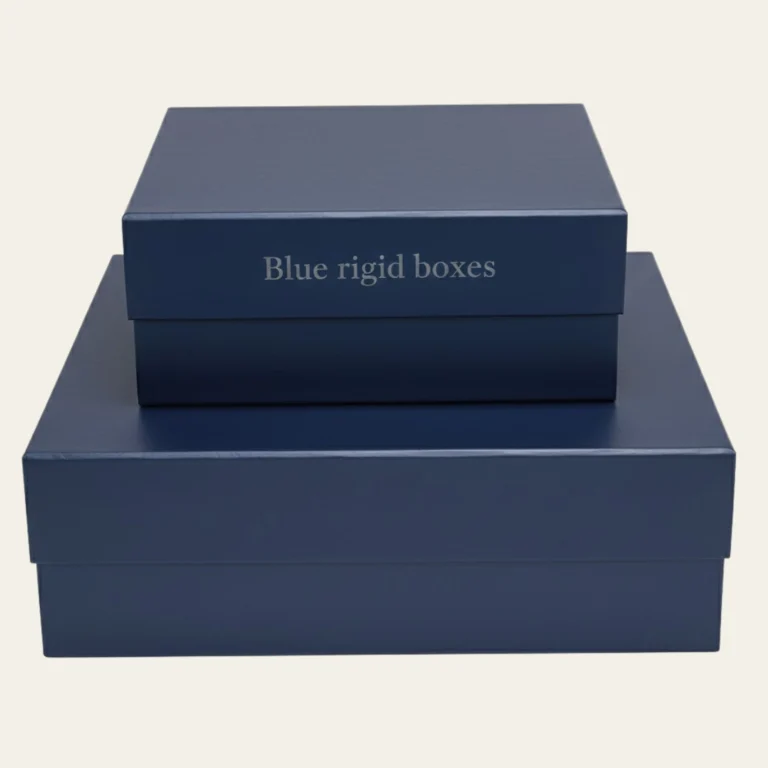 Blue Rigid Boxes Wholesale | Custom Blue Rigid Packaging