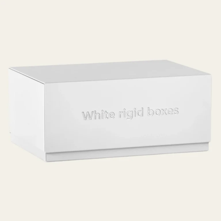 White Rigid Boxes Wholesale | Custom White Rigid Packaging