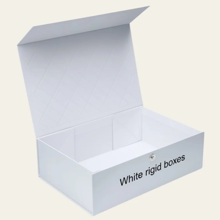 White Rigid Boxes Wholesale | Custom White Rigid Packaging