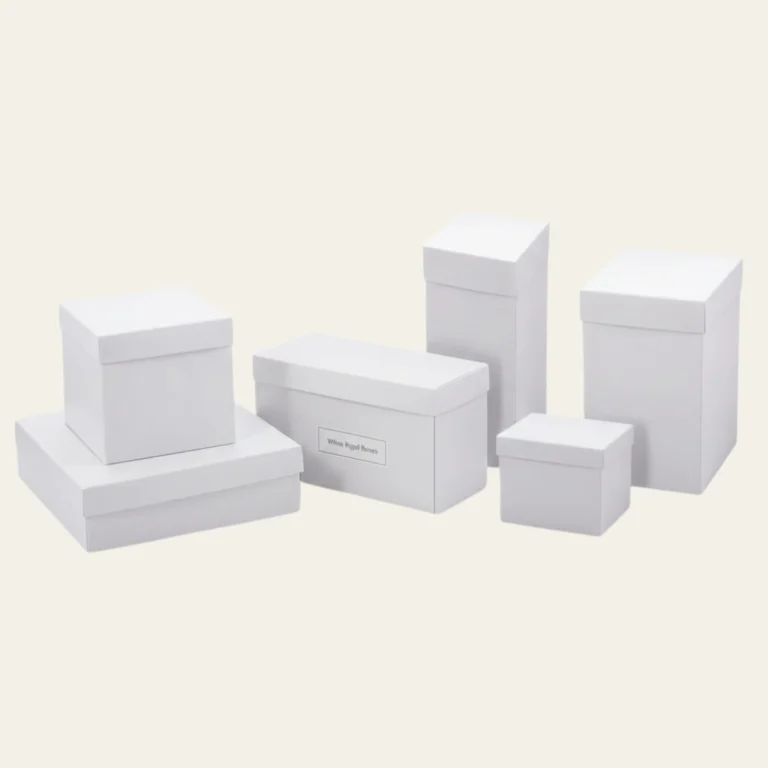 White Rigid Boxes Wholesale | Custom White Rigid Packaging