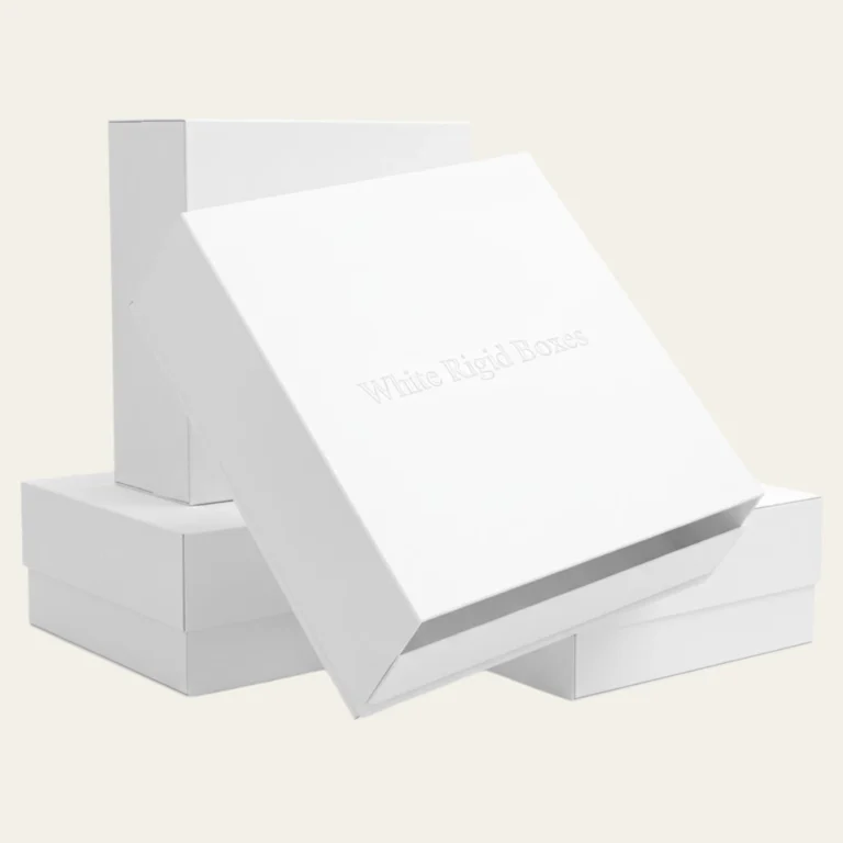 White Rigid Boxes Wholesale | Custom White Rigid Packaging