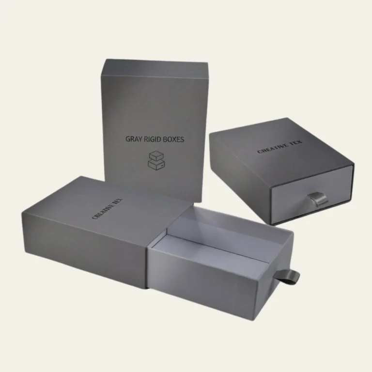Buy Custom Gray Rigid Boxes | Gray Rigid Packaging Wholesale