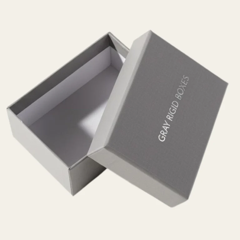 Buy Custom Gray Rigid Boxes | Gray Rigid Packaging Wholesale