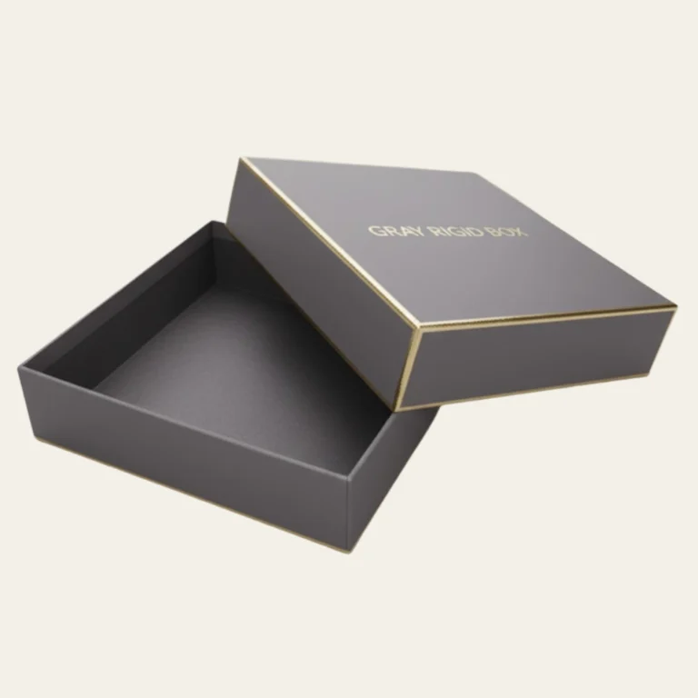 Buy Custom Gray Rigid Boxes | Gray Rigid Packaging Wholesale
