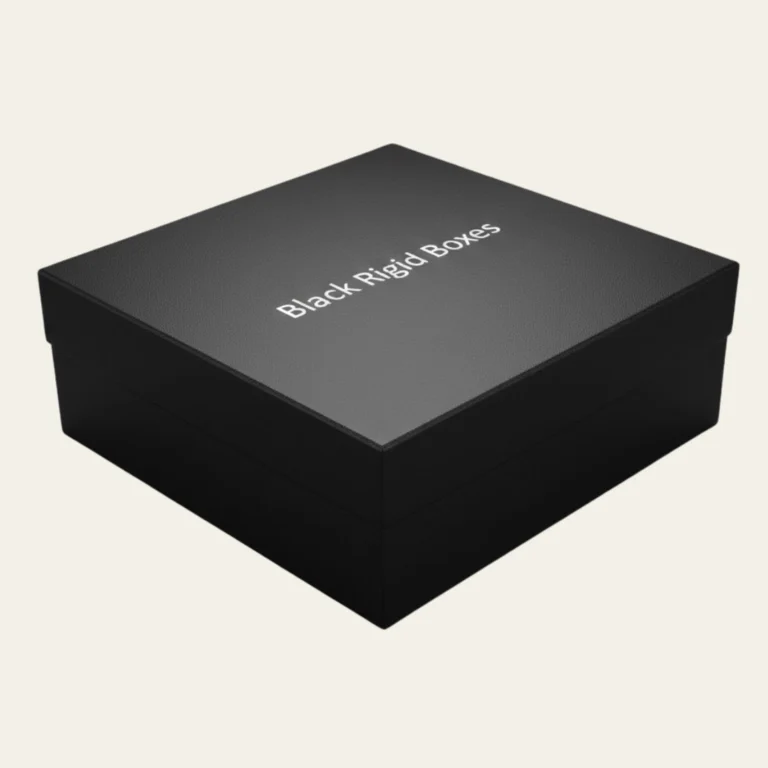 Buy Custom Black Rigid Boxes | Black Rigid Packaging Wholesale