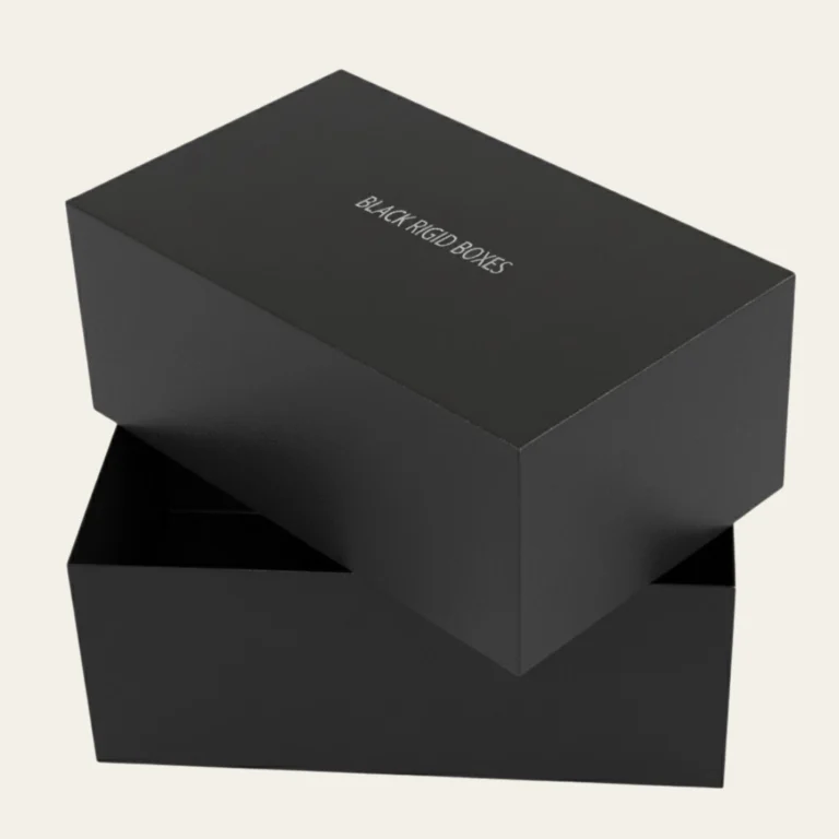 Buy Custom Black Rigid Boxes | Black Rigid Packaging Wholesale