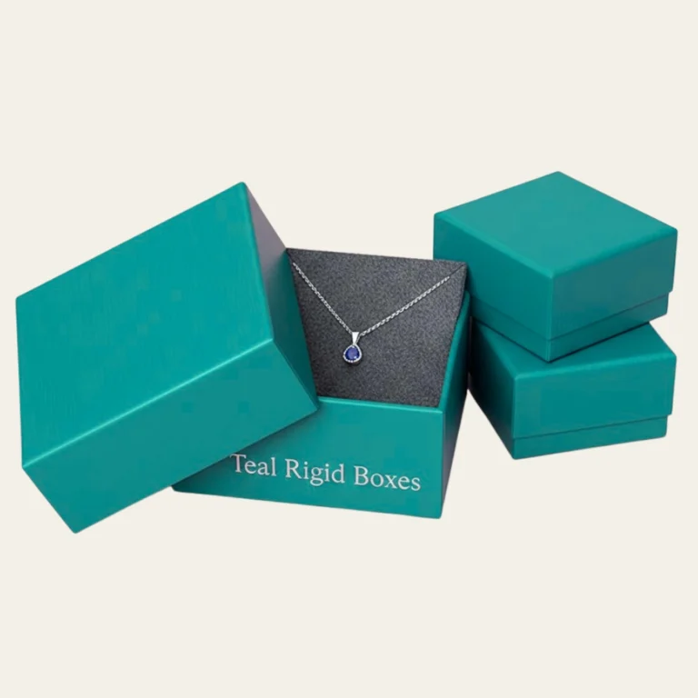 Buy Teal Rigid Boxes | Custom Teal Rigid Packaging Wholesale