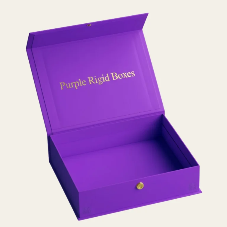 Buy Purple Rigid Boxes - Custom Purple Rigid Packaging Wholesale