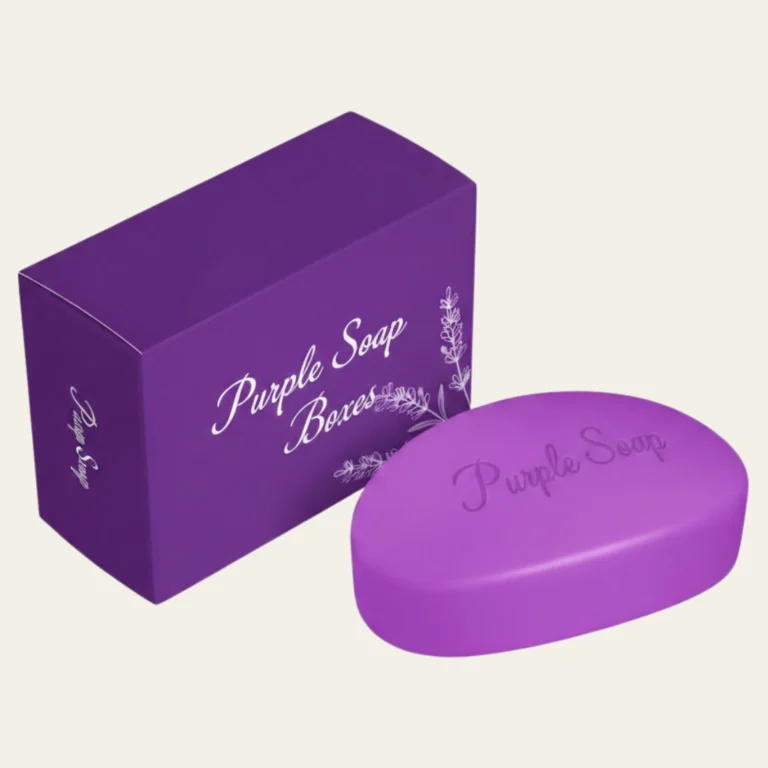 Buy Custom Purple Soap Boxes | Wholesale Soap Packaging