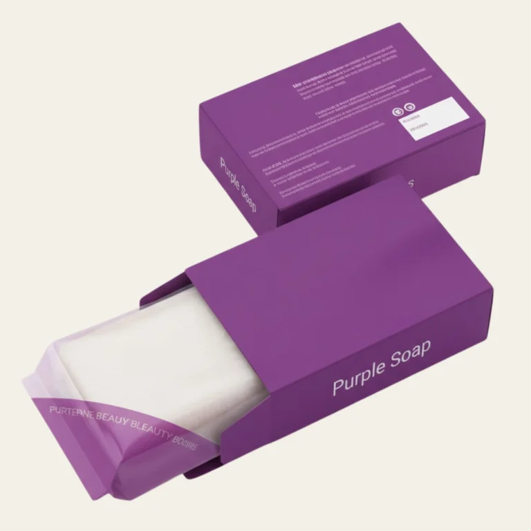 Buy Custom Purple Soap Boxes | Wholesale Soap Packaging