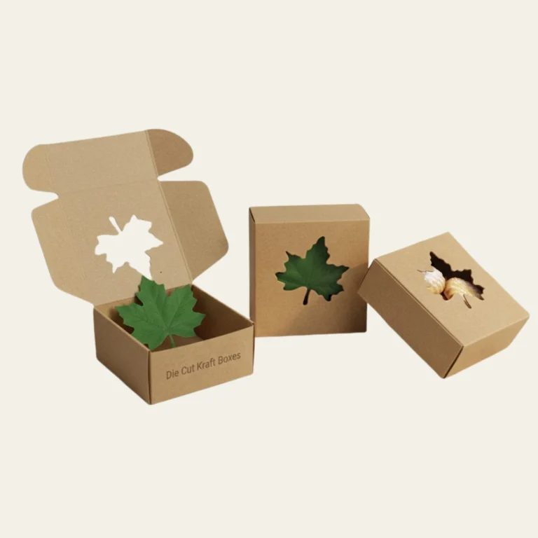 Die Cut Kraft Boxes | Custom Die Cut Kraft Packaging Wholesale & Bulk ...