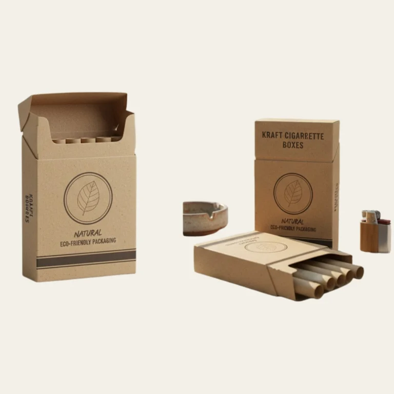 Kraft Cigarette Boxes | Custom Kraft Cigarette Packaging Wholesale