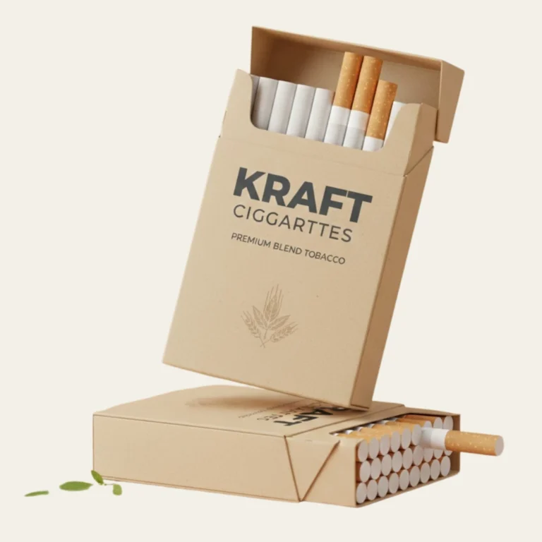 Kraft Cigarette Boxes | Custom Kraft Cigarette Packaging Wholesale