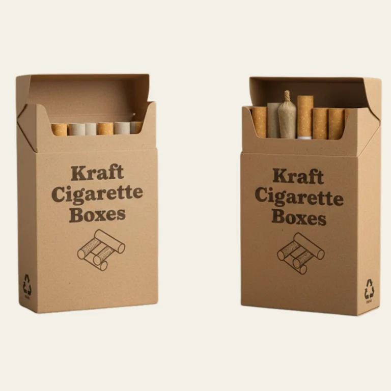 Kraft Cigarette Boxes | Custom Kraft Cigarette Packaging Wholesale