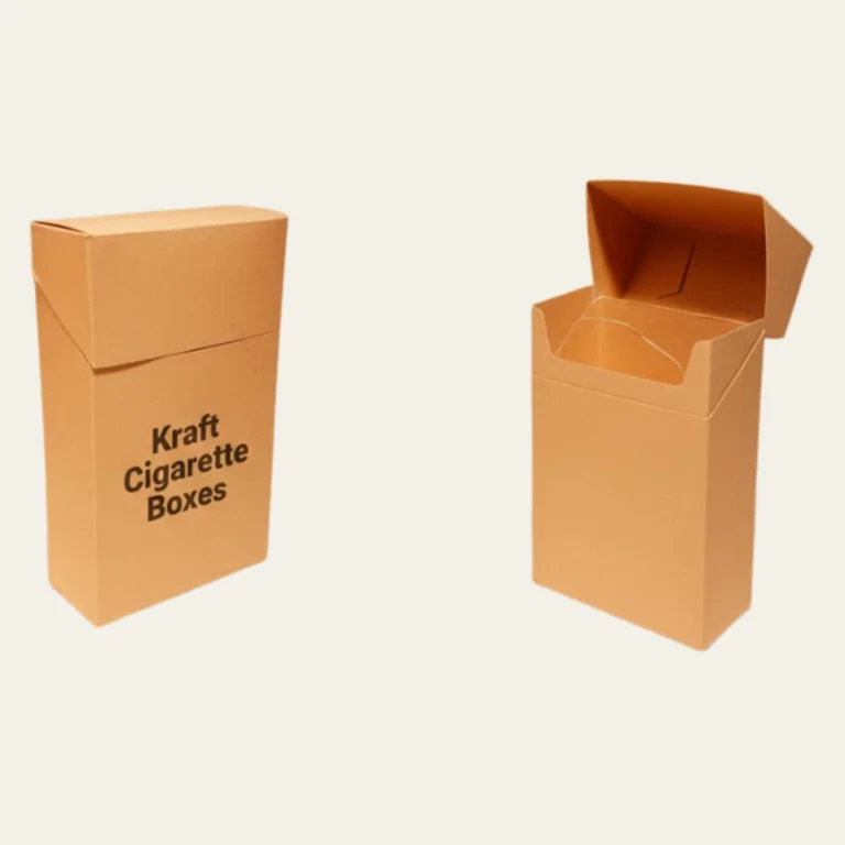 Kraft Cigarette Boxes | Custom Kraft Cigarette Packaging Wholesale