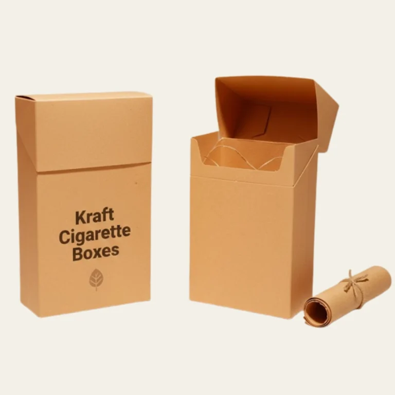 Kraft Cigarette Boxes | Custom Kraft Cigarette Packaging Wholesale