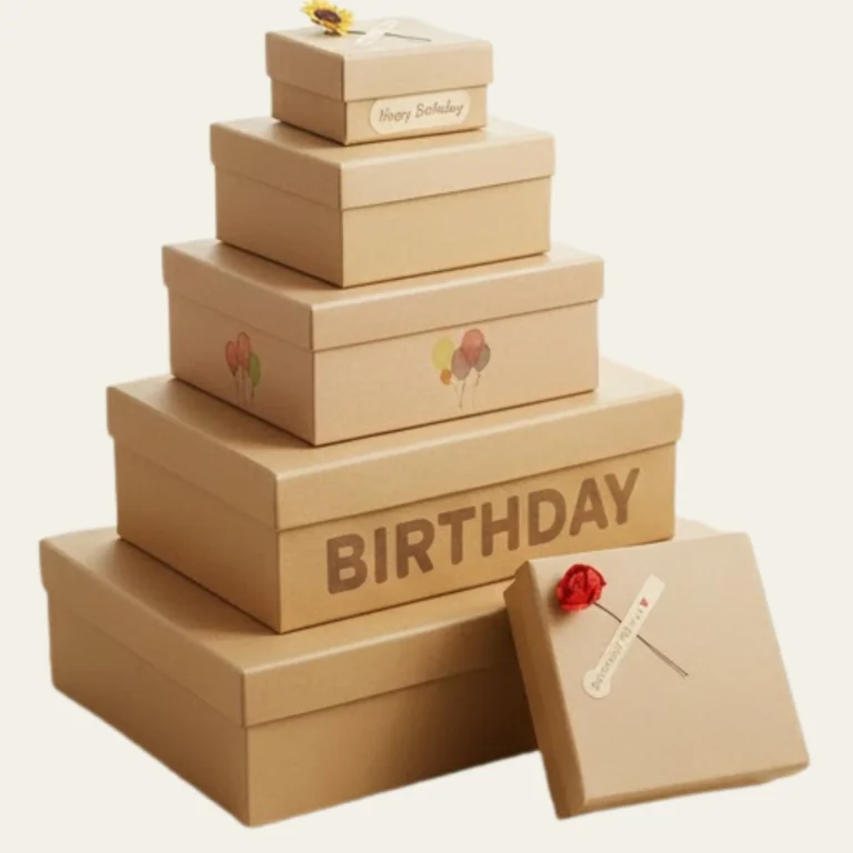Birthday Kraft Boxes | Custom Birthday Kraft Packaging Wholesale