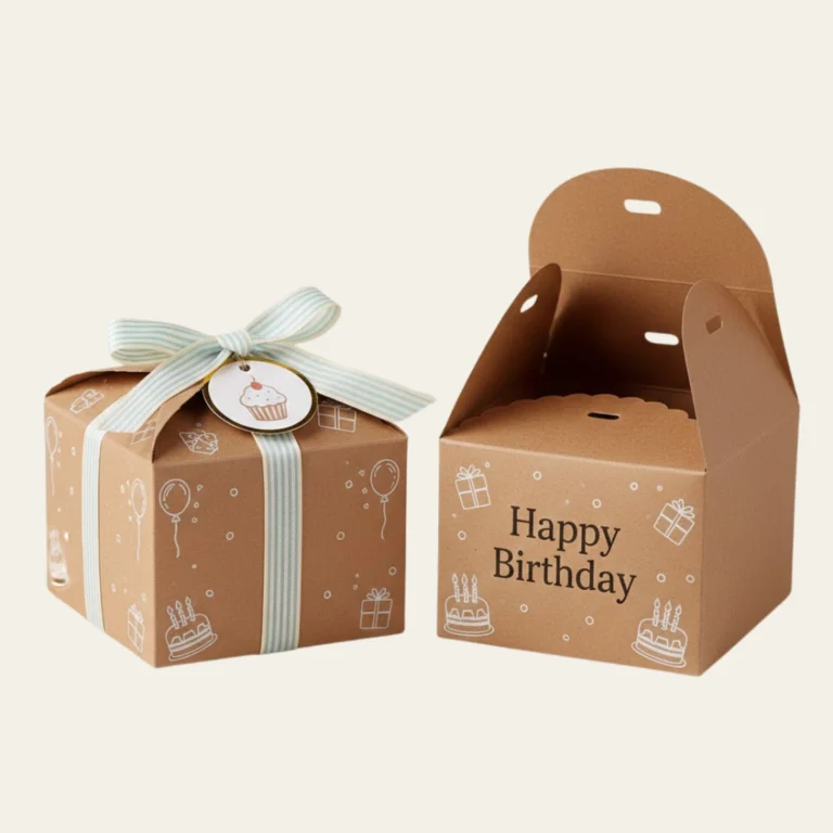 Birthday Kraft Boxes | Custom Birthday Kraft Packaging Wholesale