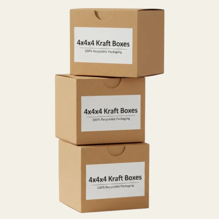 4x4x4 Kraft Boxes | Custom 4x4x4 Kraft Packaging Wholesale for Businesses