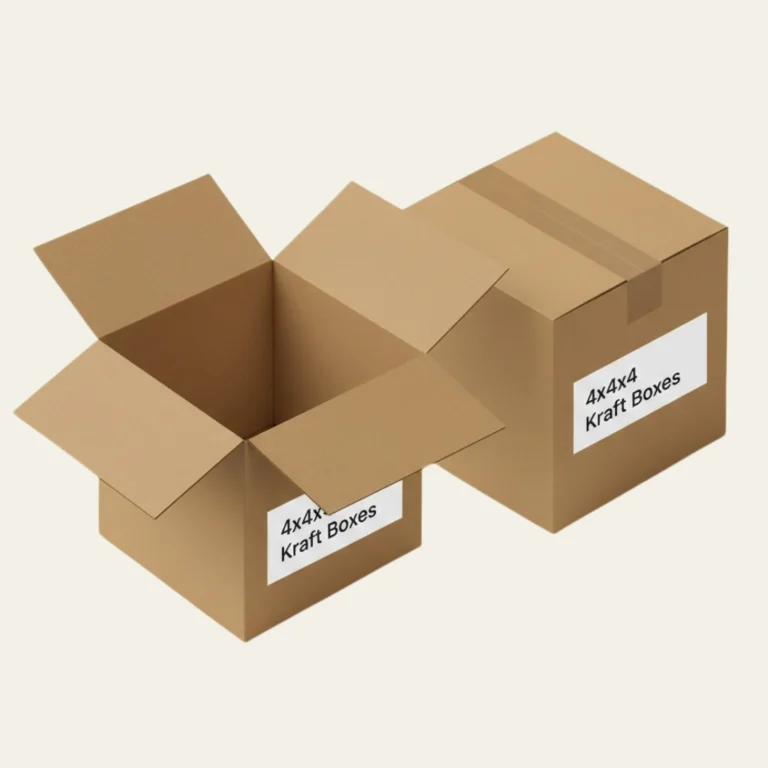 4x4x4 Kraft Boxes | Custom 4x4x4 Kraft Packaging Wholesale for Businesses