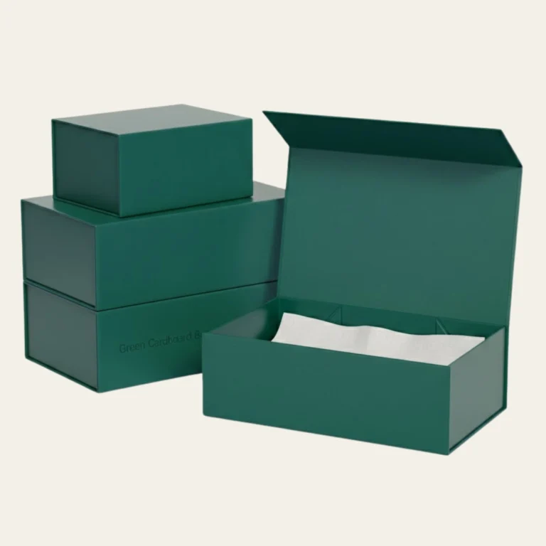 Green Cardboard Boxes | Custom Green Cardboard Packaging Wholesale