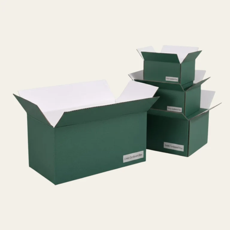 Green Cardboard Boxes | Custom Green Cardboard Packaging Wholesale