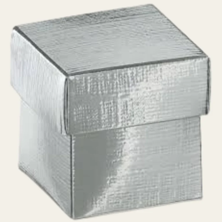 Silver Cardboard Boxes | Custom Silver Cardboard Packaging Wholesale