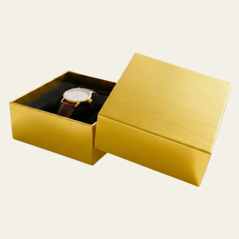 Gold Cardboard Boxes | Custom Gold Cardboard Packaging Wholesale