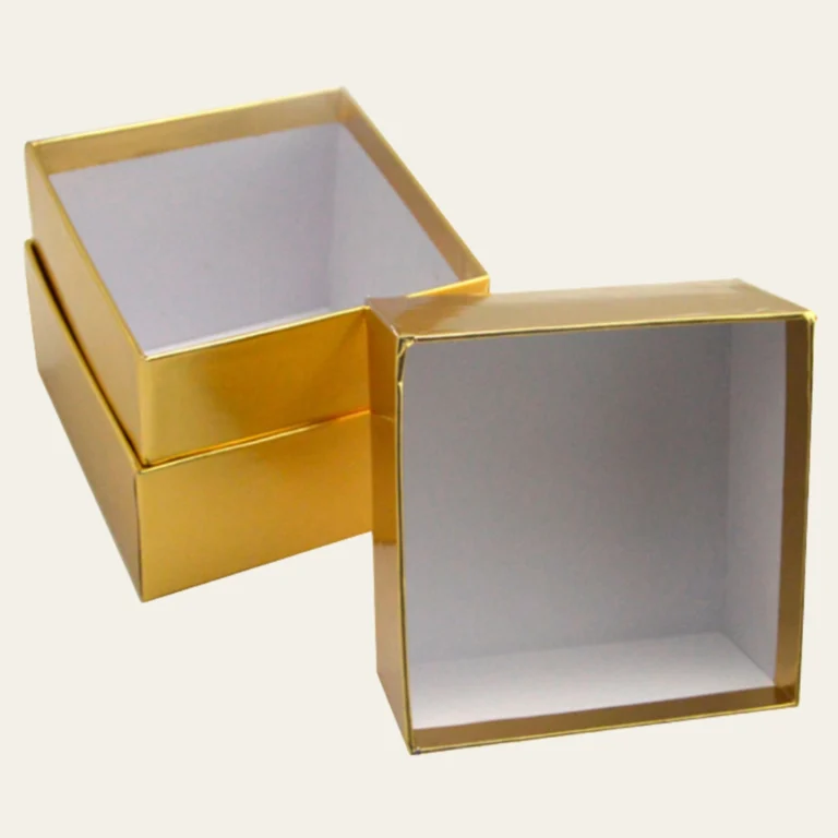 Gold Cardboard Boxes | Custom Gold Cardboard Packaging Wholesale