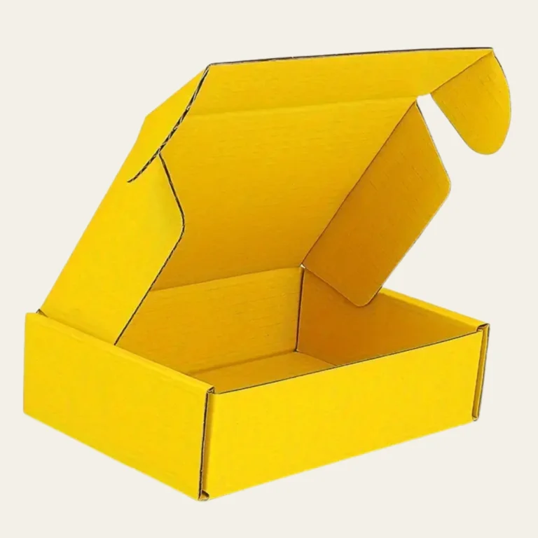 Yellow Cardboard Boxes | Custom Yellow Cardboard Packaging Wholesale