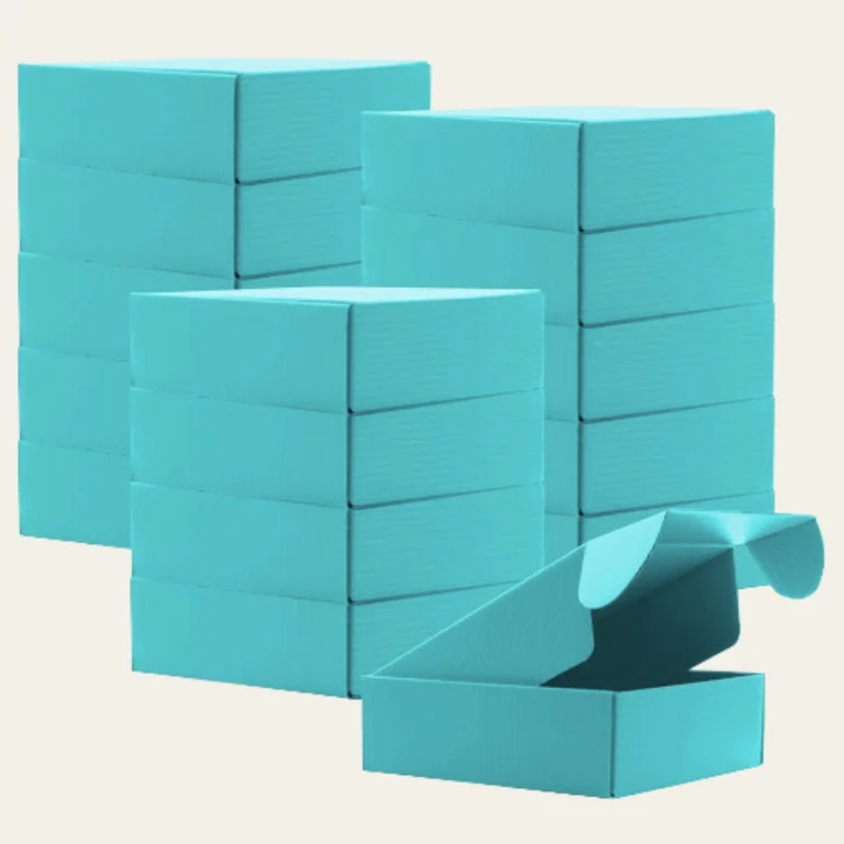 Teal Cardboard Boxes | Custom Teal Cardboard Packaging Wholesale