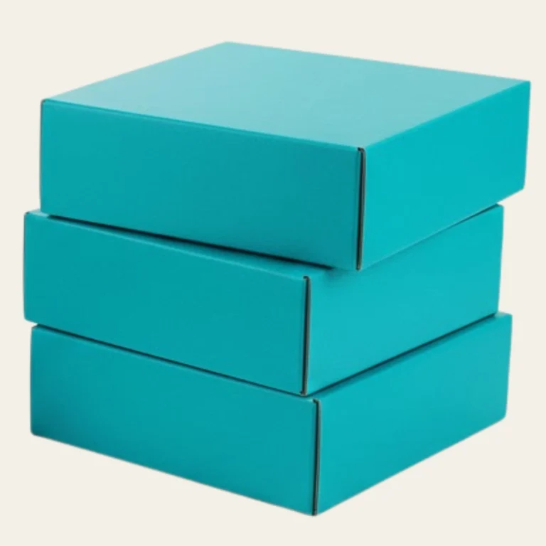 Teal Cardboard Boxes | Custom Teal Cardboard Packaging Wholesale
