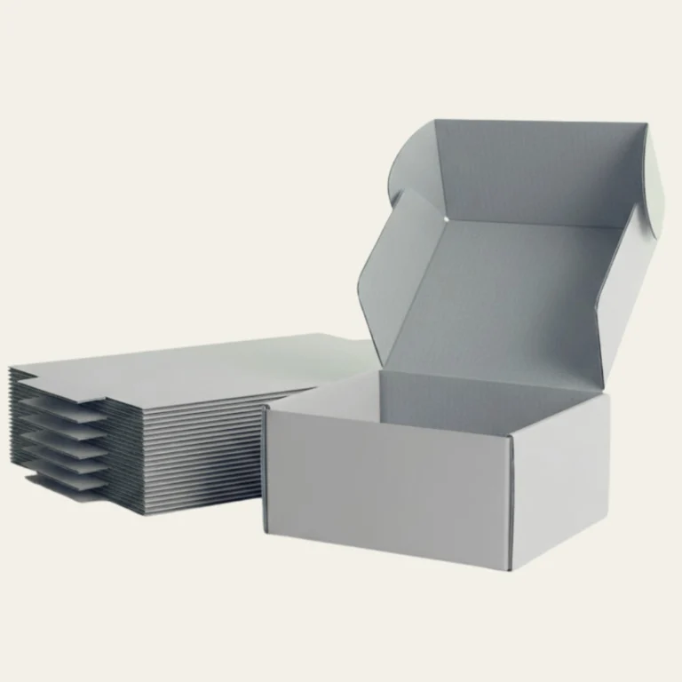 Silver Corrugated Boxes | Custom Silver Corrugated Packaging Wholesale