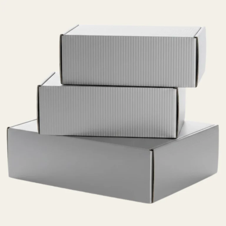 Silver Corrugated Boxes | Custom Silver Corrugated Packaging Wholesale