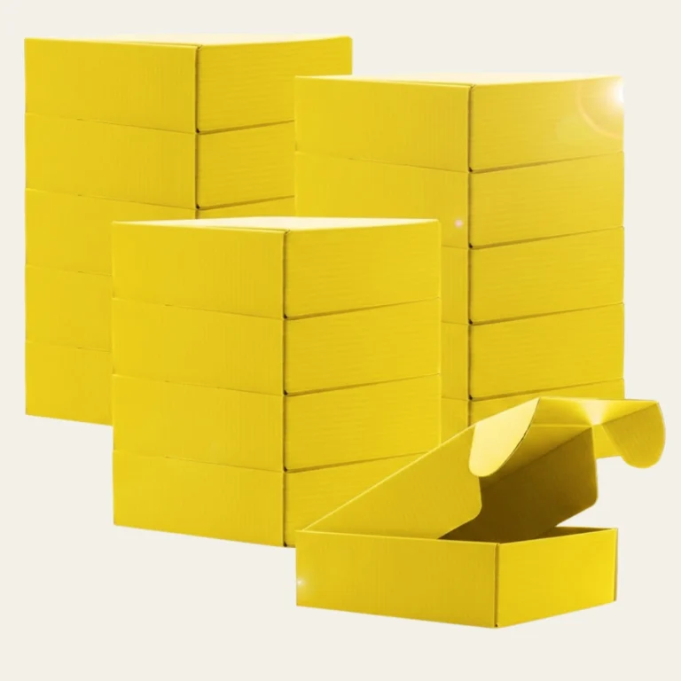 Yellow Corrugated Boxes | Custom Yellow Corrugated Packaging Wholesale